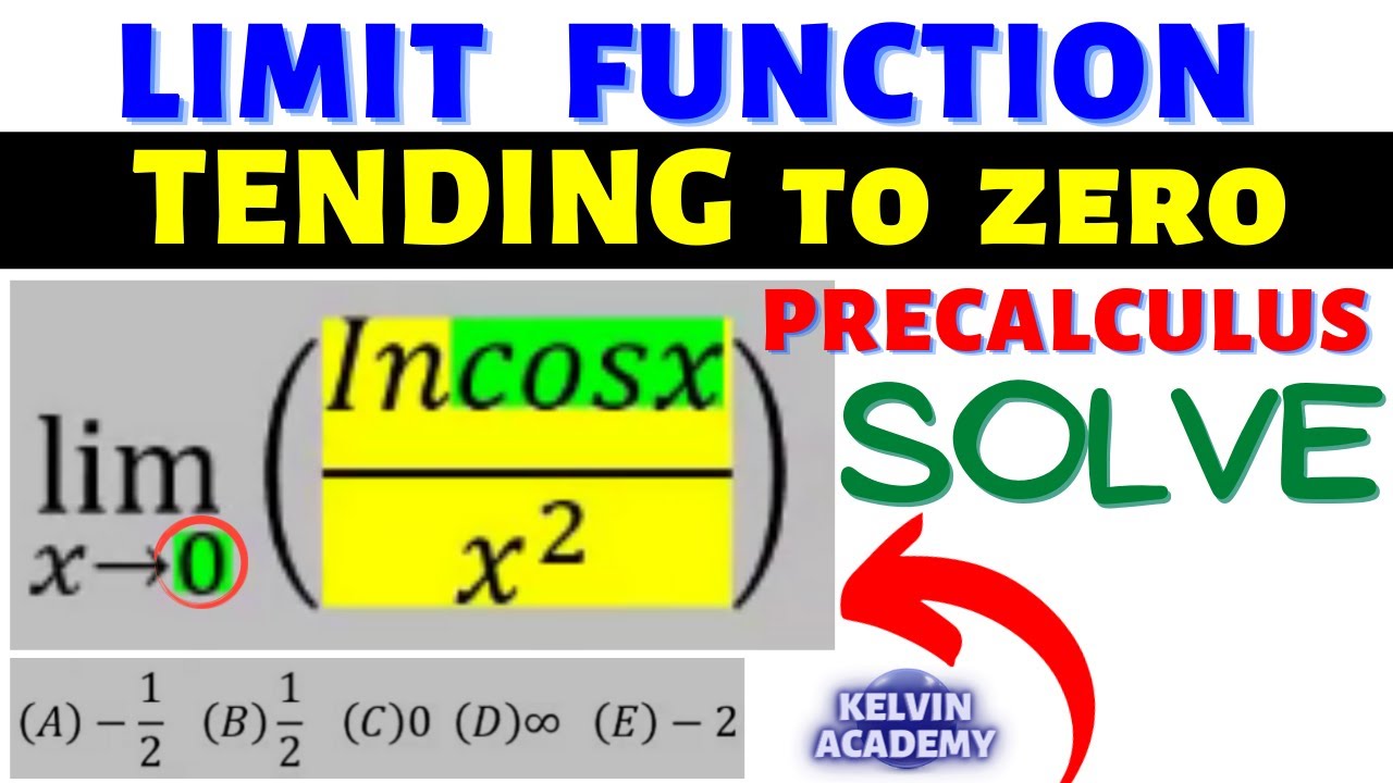 NAT. LOG LIMIT FUNCTION TENDING TO ZERO IN PRECALCULUS WITH NATURAL LOG ...