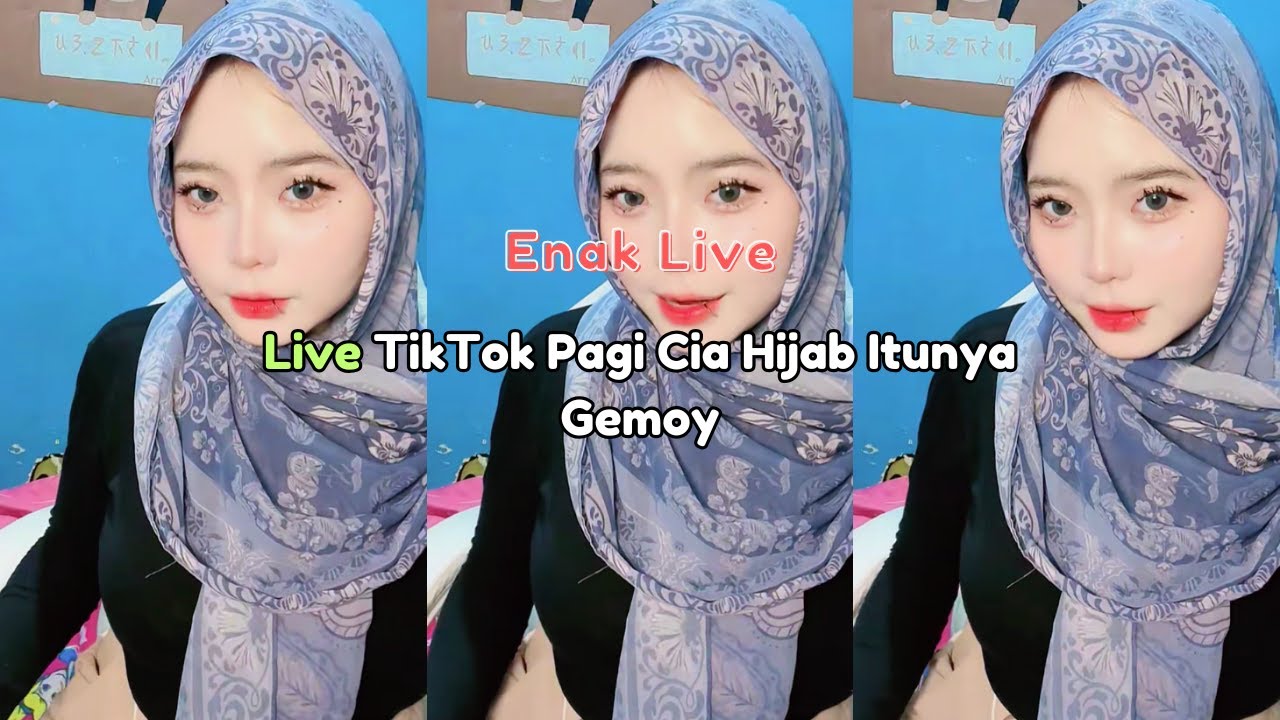 Live TikTok Pagi Alicia Jilbab Itunya Gemoy - YouTube