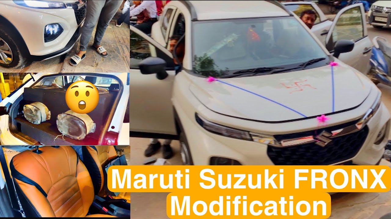 Maruti suzuki FRONX Modified 🤔 - YouTube
