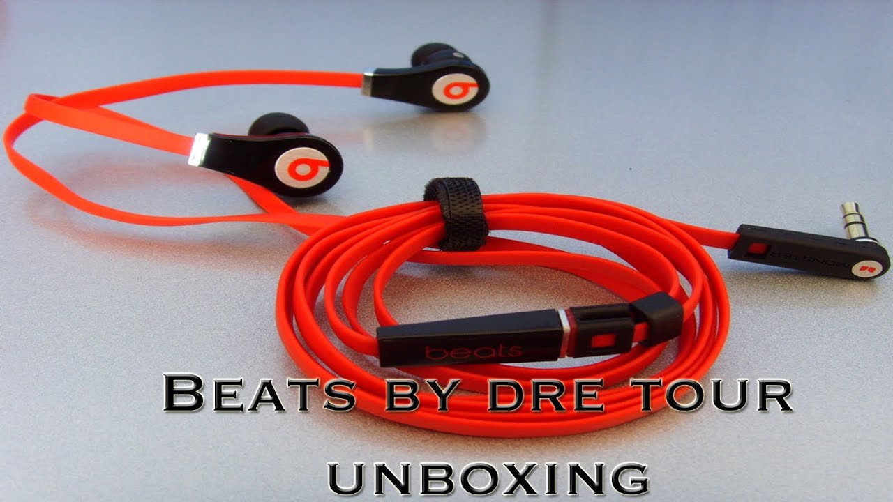 Beats By Dre HD Tour Earbuds: Unboxing 2013 - YouTube