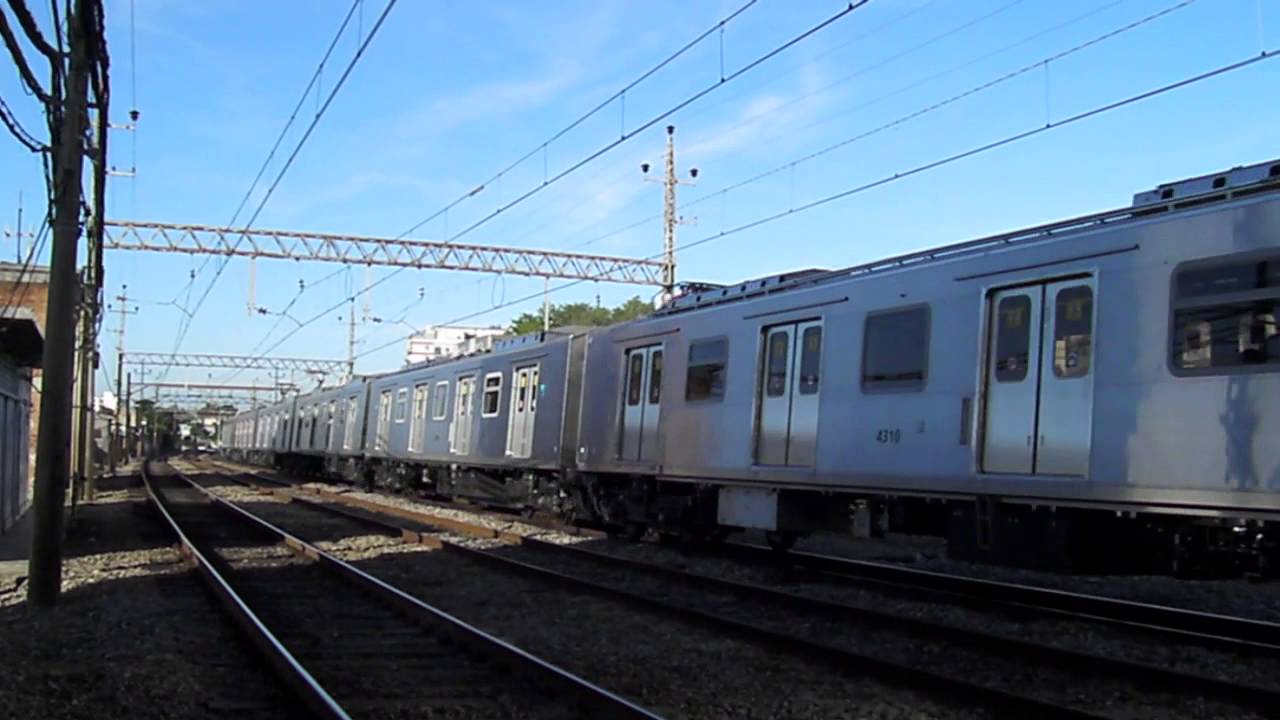 Alstom série 4000 da SUPERVIA - YouTube