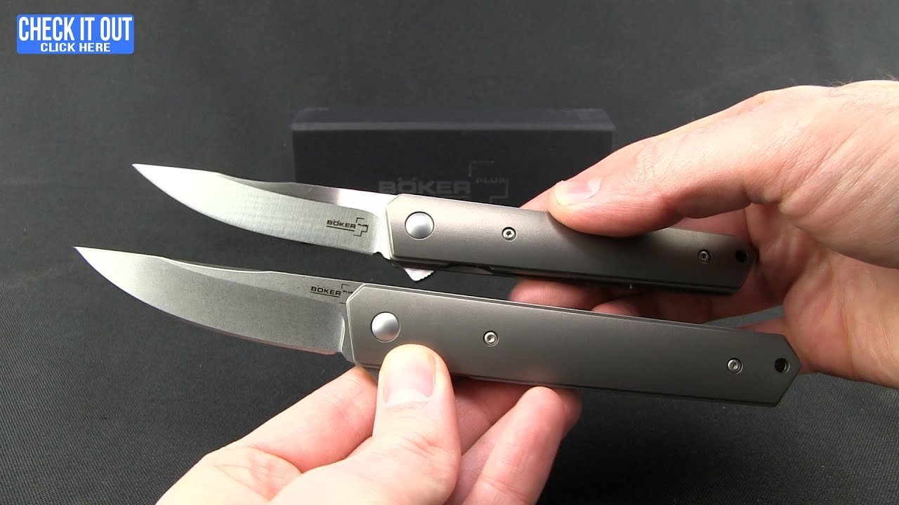 Boker Mini Kwaiken Folding Knife Overview - YouTube