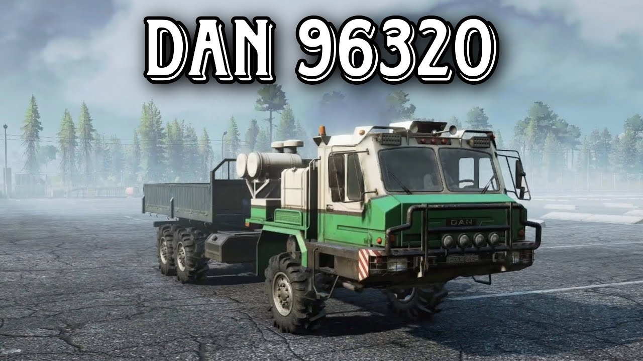 DAN 96320 / Snowrunner / Автомобили из игр - YouTube