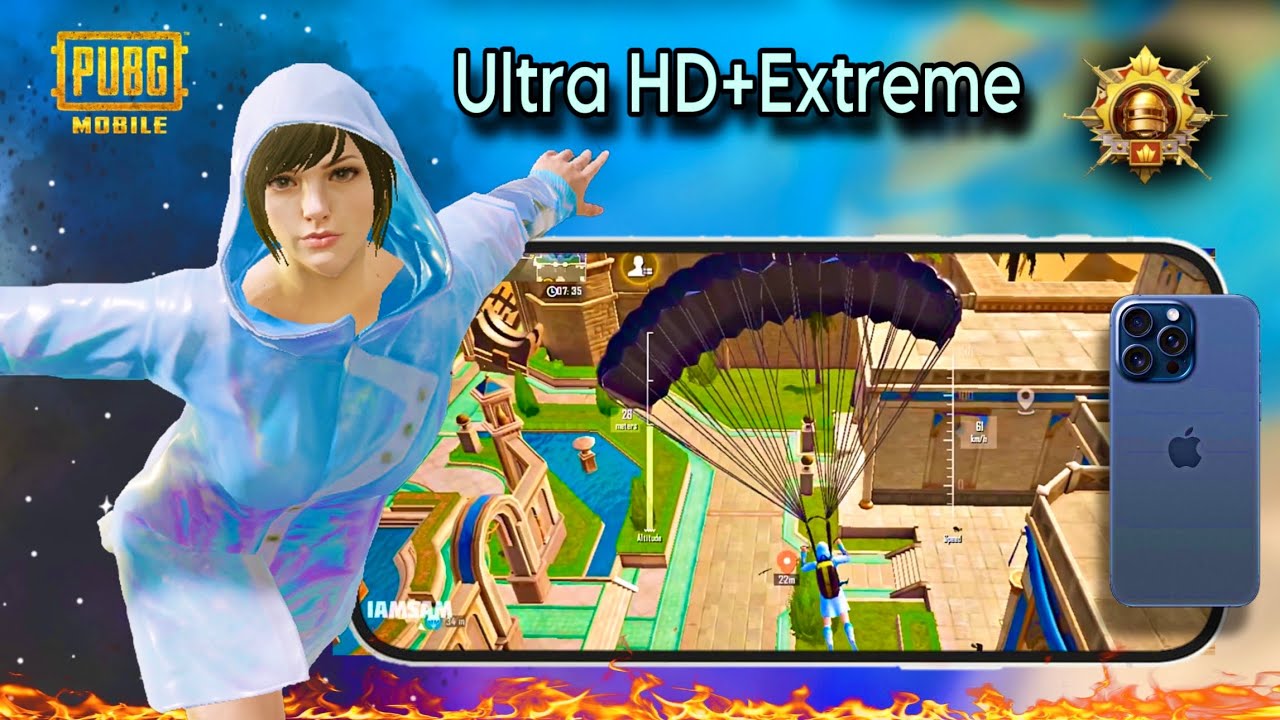 iPhone 16 Pro Max Gaming Test | PUBG Mobile Ultra HD + Extreme FPS 🔥 # ...