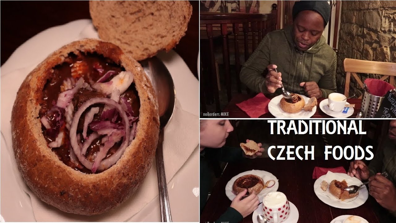 PRAGUE : eating the best TRADITIONAL CZECH FOODS at the restaurant ...