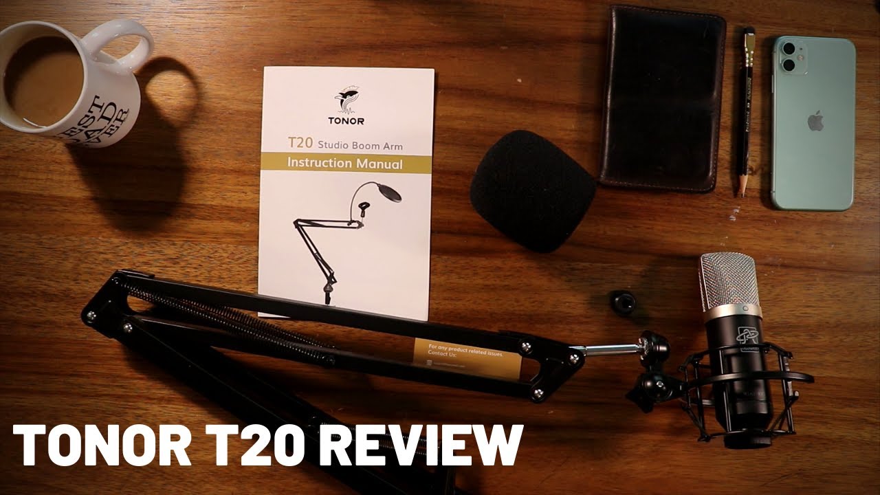 TONOR T20 Studio Boom Arm Review - YouTube