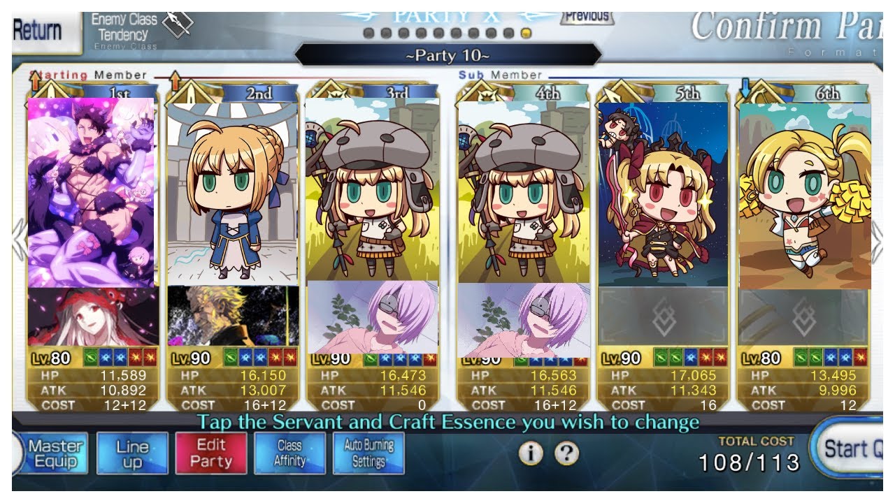 【FGO】90+ 3 Turn ft The Round Table Knights- Hunting Quest 10 Day 4 ...