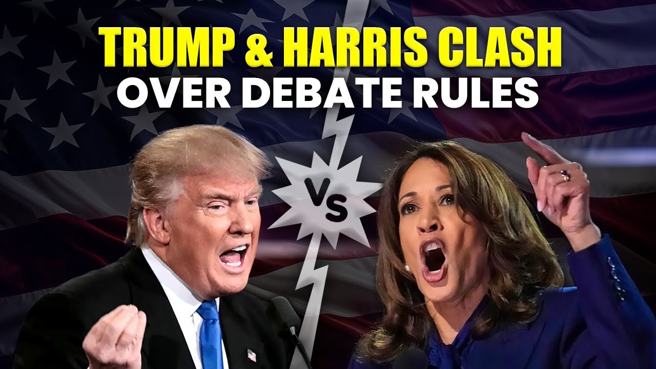 Trump and Harris Clash Over Debate Rules - YouTube