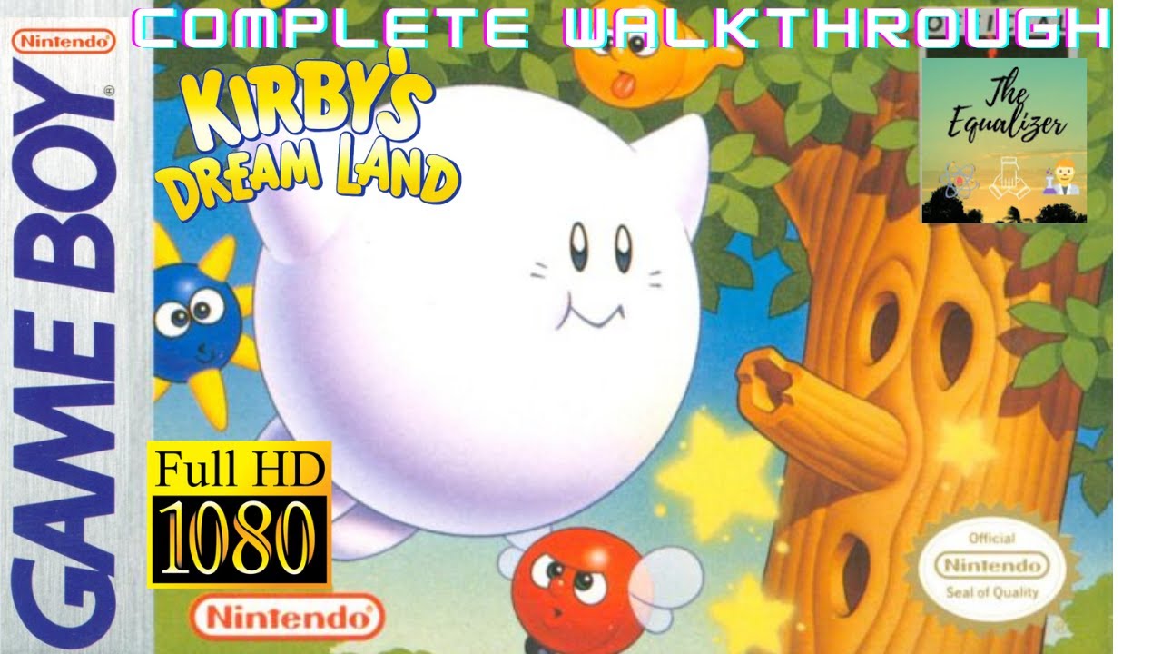 Longplay Kirby's Dreamland (Gameboy, 1992)- Complete Walkthrough (HD ...