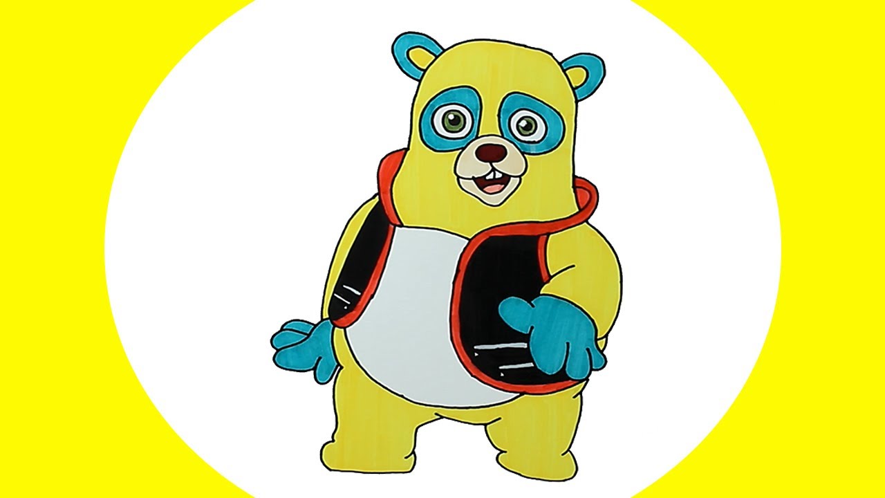 Agente Especial Urso desenho para desenhar e colorir 😊 desenhando ...