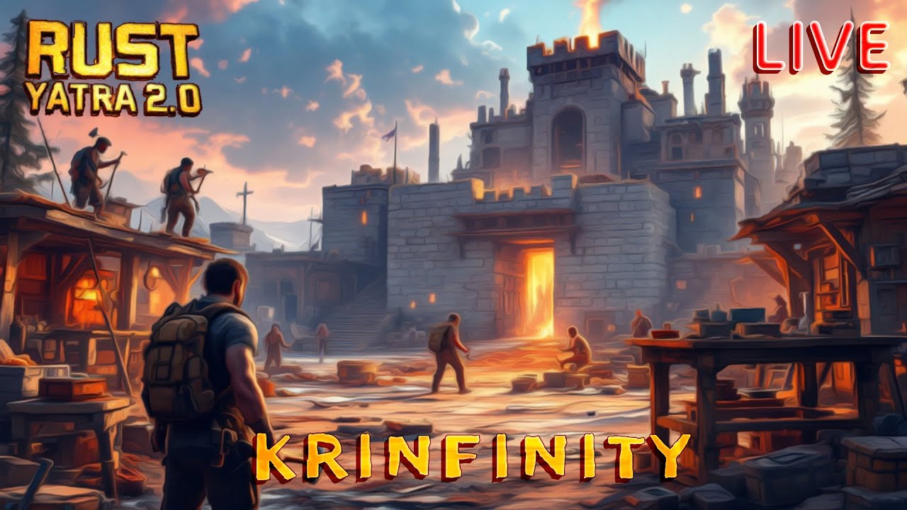 2nd Last Day Before Wipe | RUST Yatra 2.0 | Rust India | KR INFINITY LIVE - YouTube