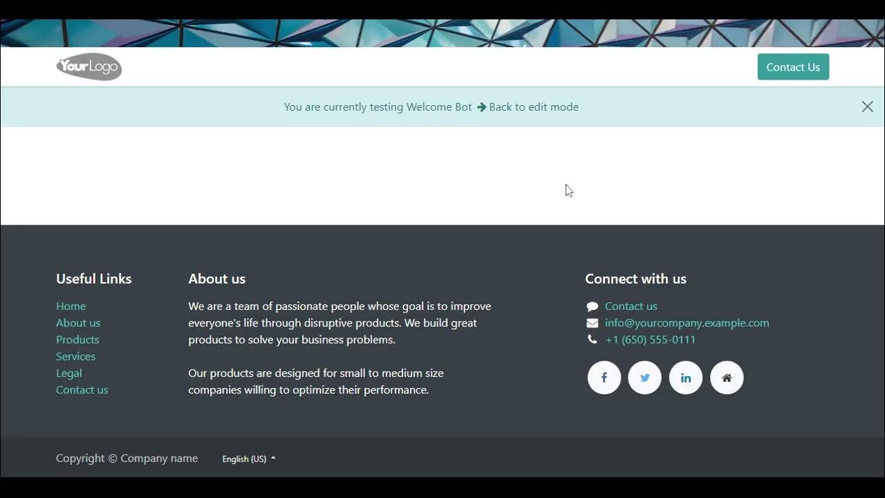 How to Use Odoo 16 Chat Bot in Live Chat? - YouTube