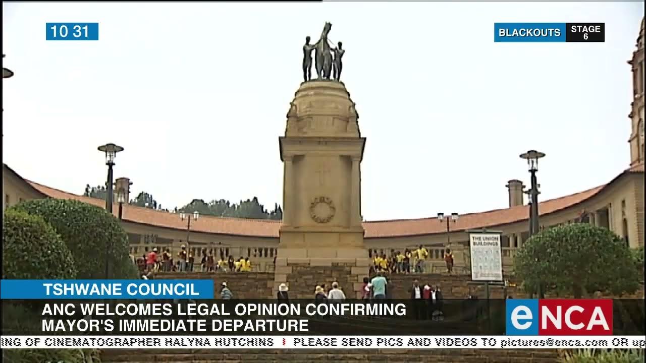 Tshwane Council | ANC welcomes legal opinion confirming mayor's immediate departure 1/2 - YouTube