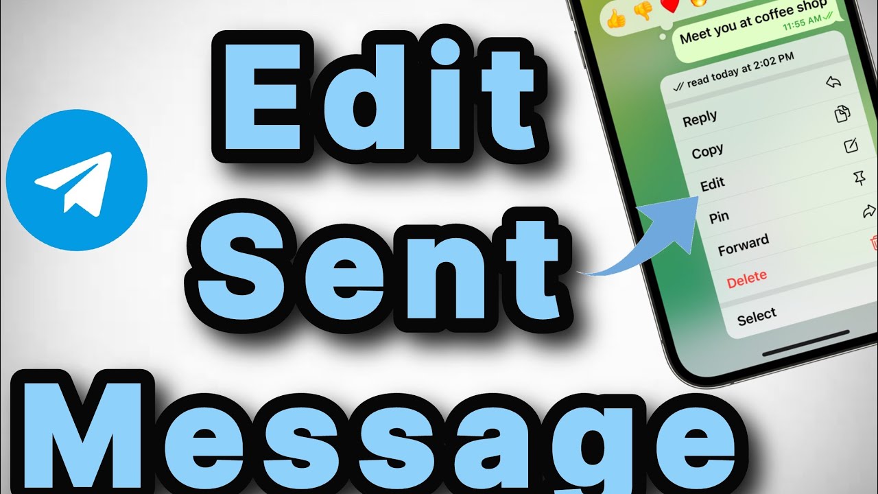 How to edit Sent Messages on Telegram - YouTube