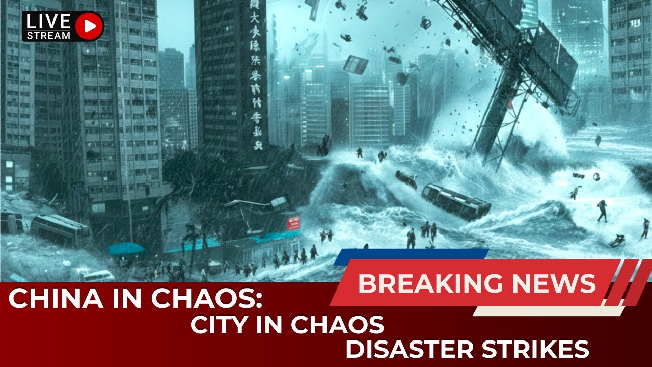 China in Chaos: Sudden Storm Disaster with Level-12 Winds Paralyzes ...