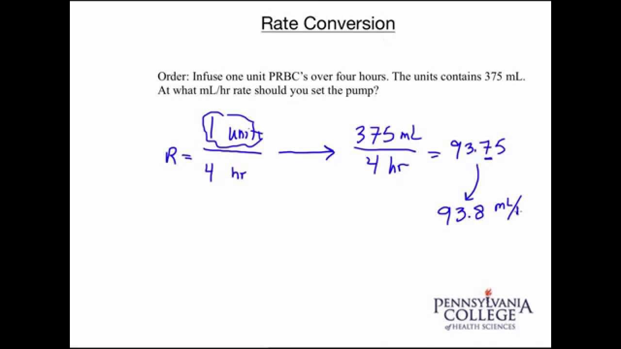 Rate Conversion 19 One Step To ML hr YouTube