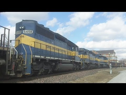 CP 8505 & Three ICE SD40-2s Lead 474 - YouTube