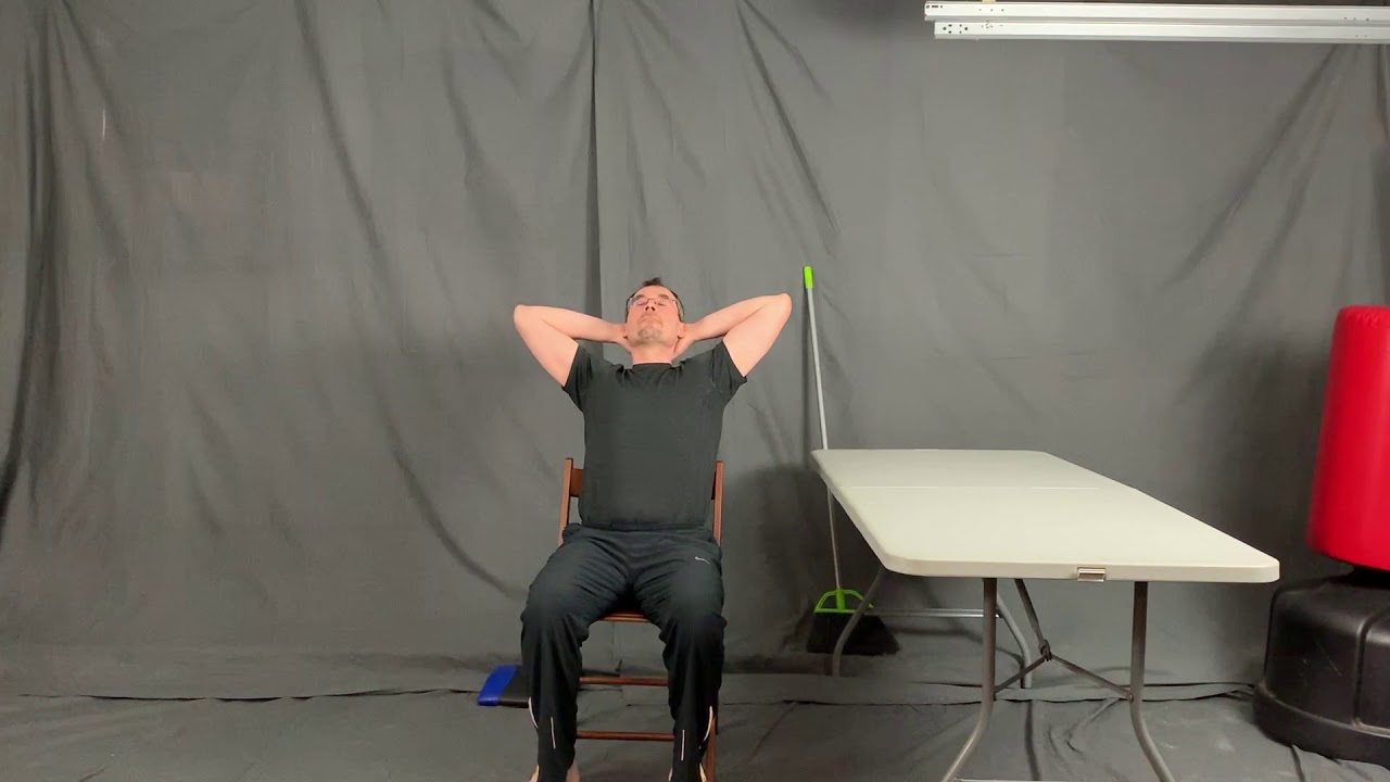Thoracic Mobility for the chair and standing (refresher) - YouTube