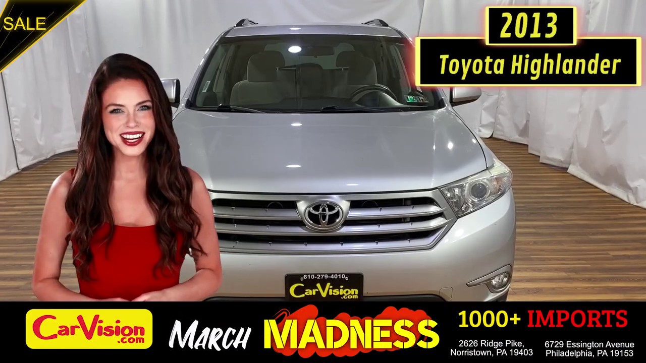 2013 Toyota Highlander Base MEDIA SCREEN REAR CAMERA AWD | CarVision ...