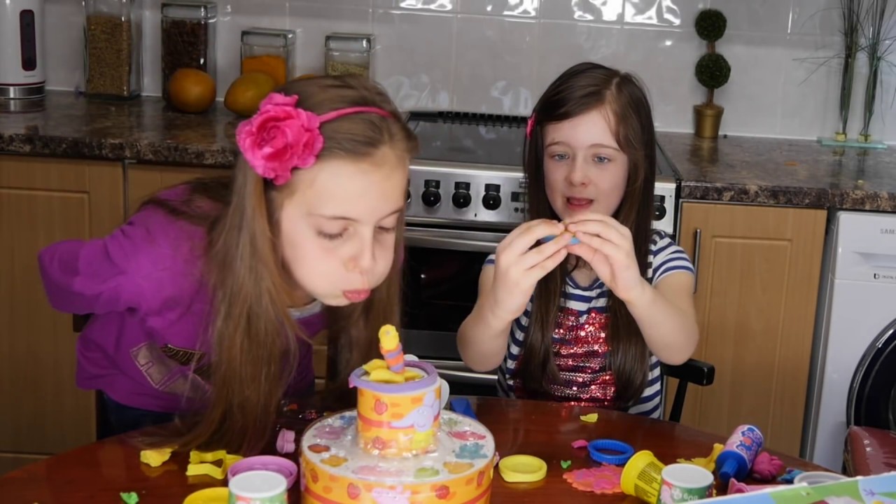 How to make Play Doh Birthday Toy Set with Creative Celeste - YouTube