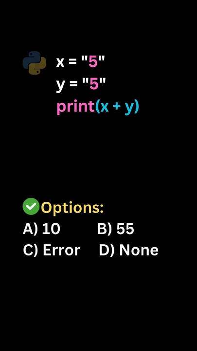 "Python Trick Question! 🤯 Can You Get It Right? 🐍🔥" #happycoding #lovecoding #shorts - YouTube