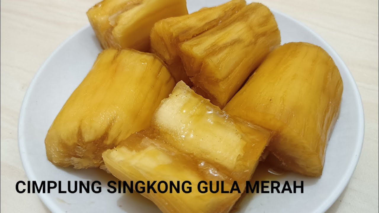 Makanan Ndeso • Resep Cimplung Singkong Gula Merah • Olahan Singkong ...