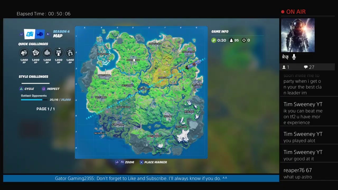 Fortnite C2 S4 #9 Grinding levels w/ Battle pass and Subs - YouTube