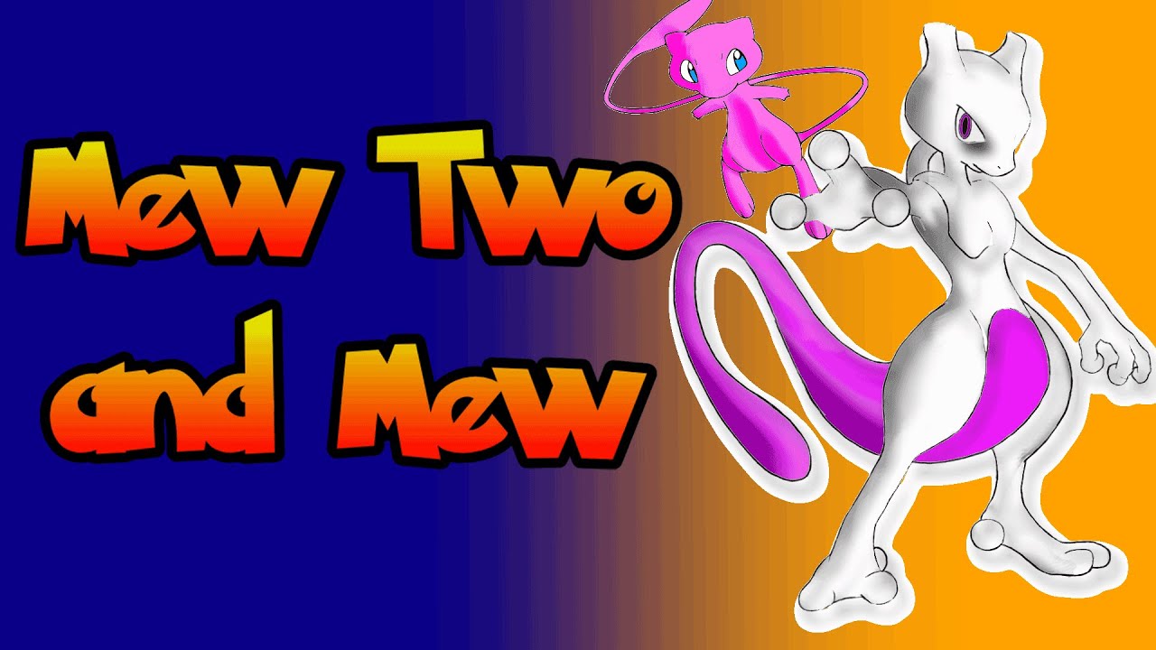 ️"Dibujo De Mew Y Mew Two PhotoShop" ️ - YouTube