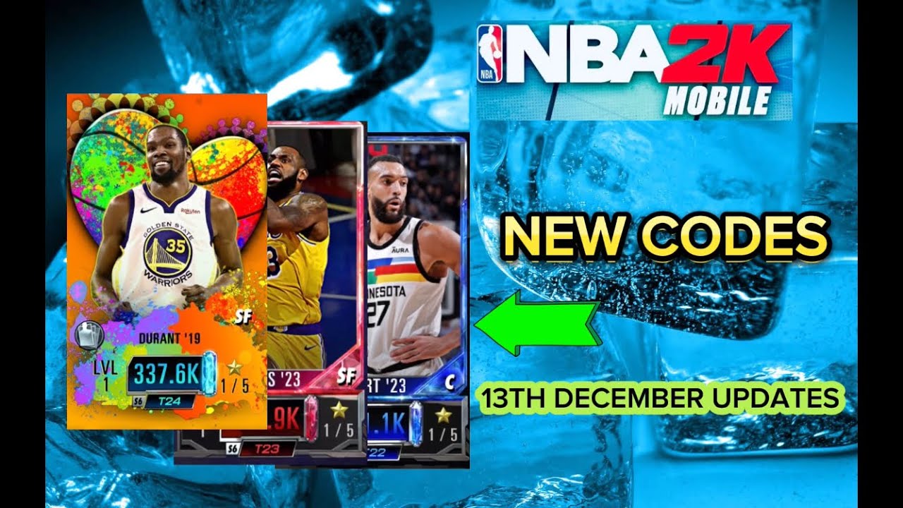 13th December Codes are Finally Here. Get NBA legends like Durant and Lebron - YouTube