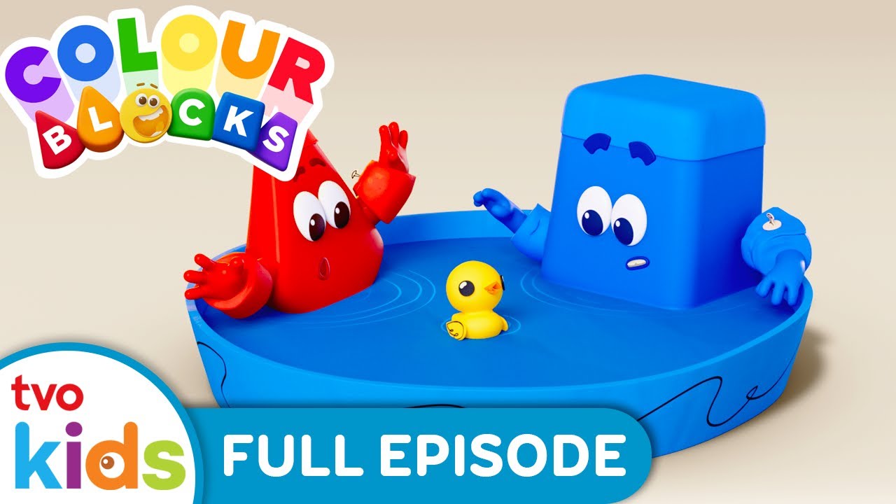 COLOURBLOCKS 🟦🟡🔺Red Meets Blue ️💙 Season 1 FULL Episode on TVOkids ...