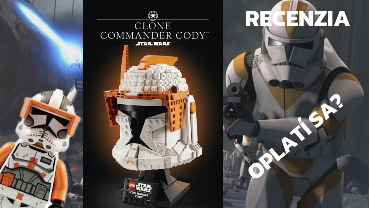 STAR WARS RECENZIA Clone Commander Cody helmet 75350 - YouTube
