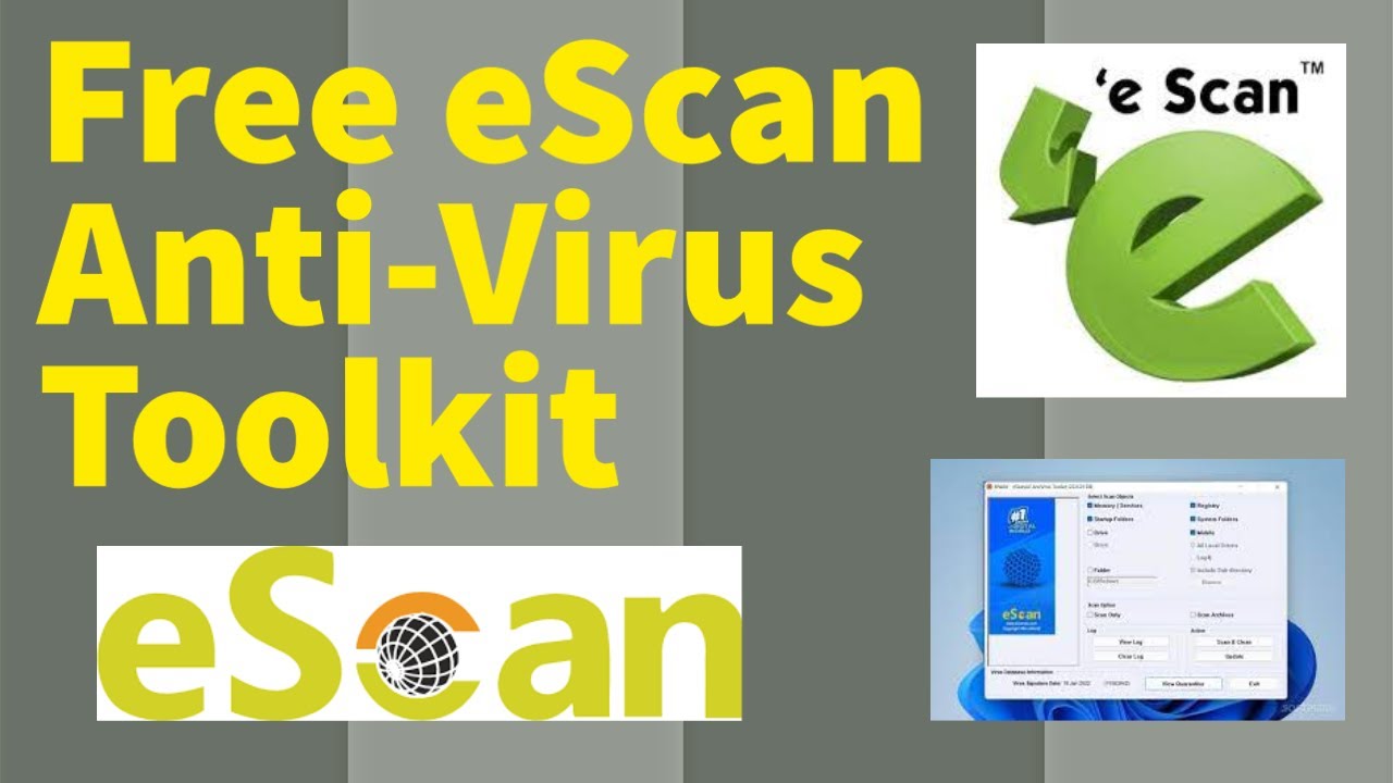 Free eScan Anti-Virus Toolkit - YouTube