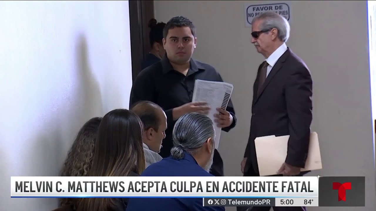 Melvin Matthews admite culpabilidad por la muerte de Lara Camila - YouTube