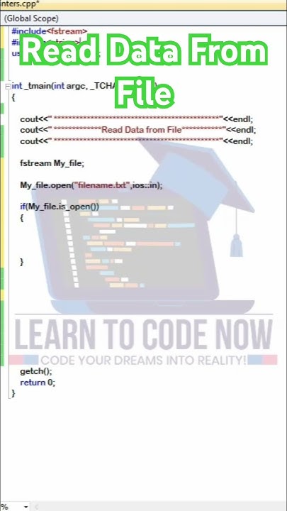 Read Data From Fileprogrammingtips Programming Coding Computerscience Programmingfun
