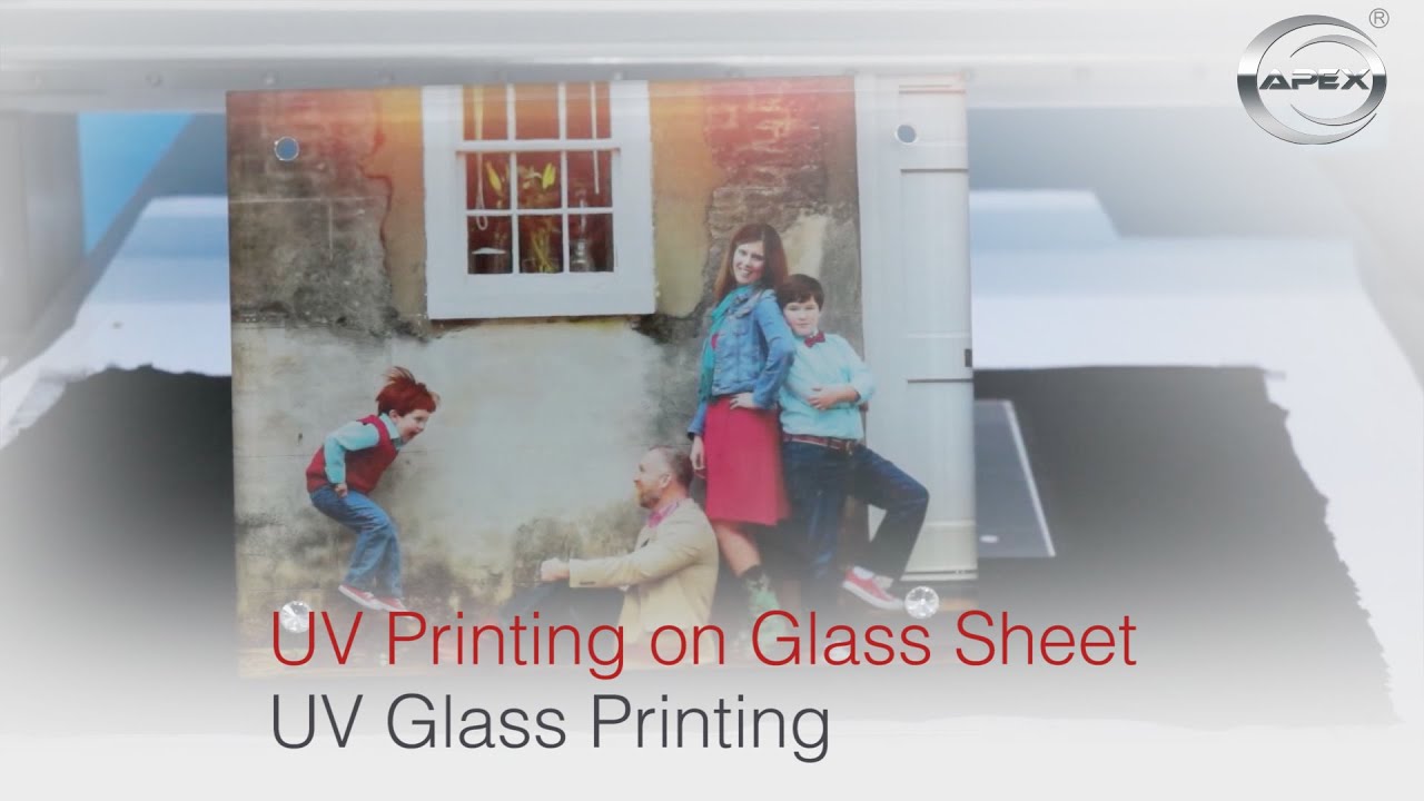 UV Printing on Glass Sheet - UV Glass Printing - YouTube