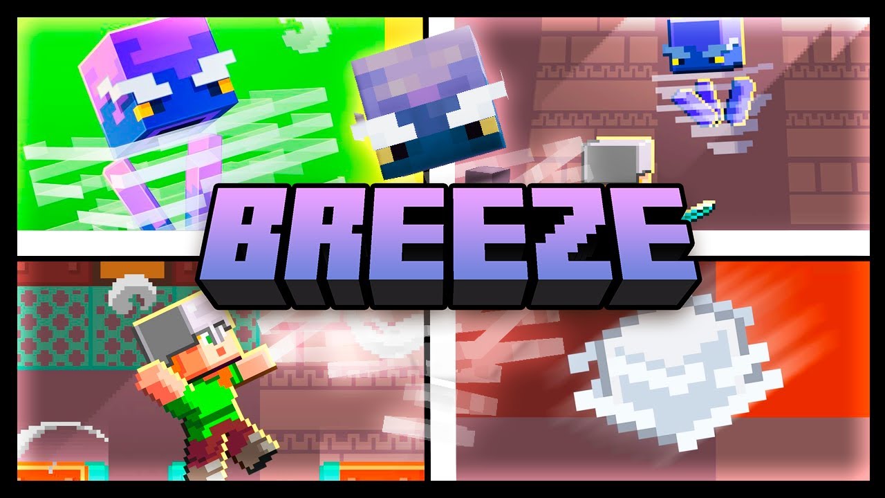 MINECRAFT 1.21 - TUDO SOBRE O MOB THE BREEZE DA NOVA ATUALIZAÇÃO! - YouTube