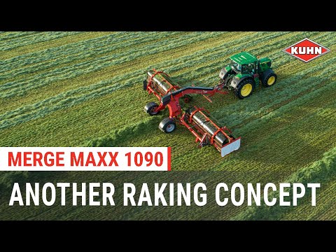 Discover another raking concept with our belt-mergers | MERGE MAXX 1090 | KUHN