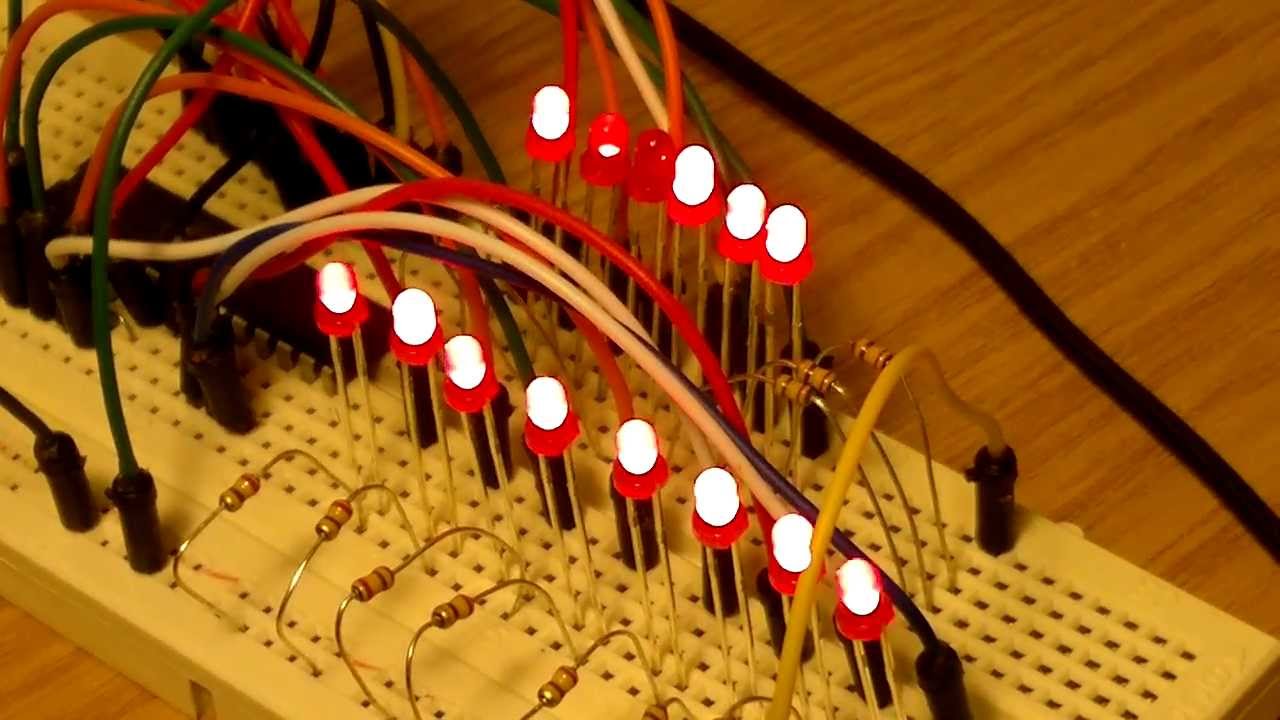 playing with LEDs on Atmega AVR 8 in C++ (Atmel Studio) - YouTube