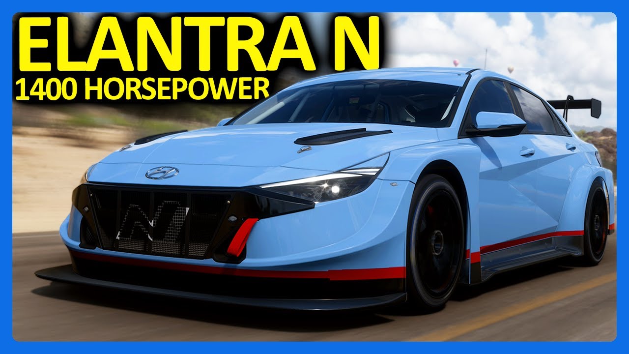Forza Horizon 5 : The Fastest FWD Car!! (FH5 Hyundai Elantra N) - YouTube
