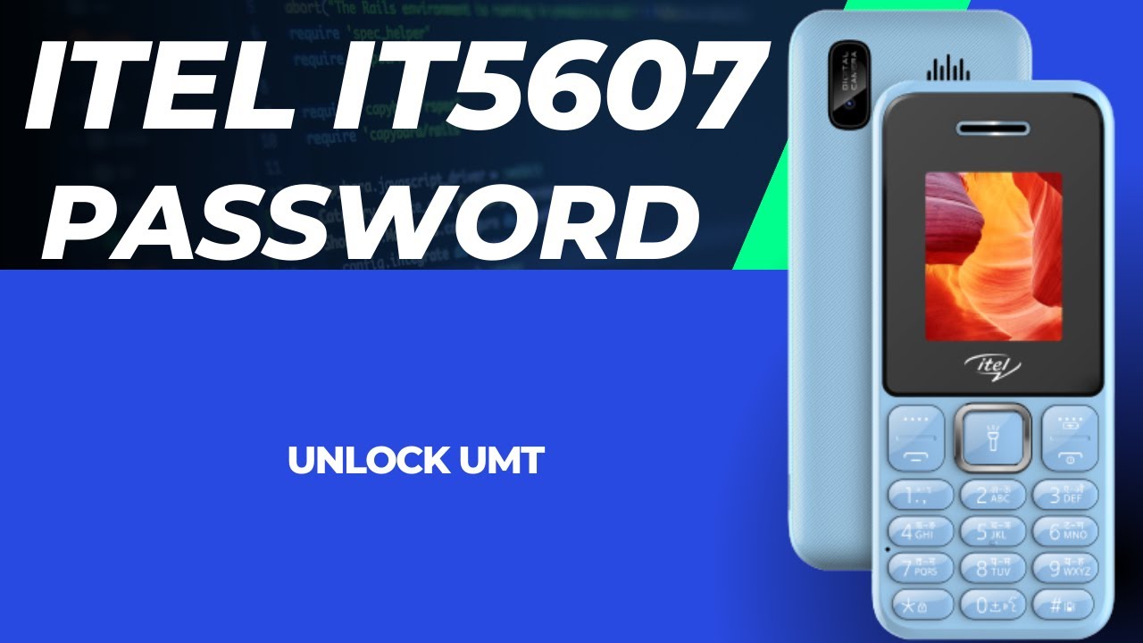 itel it 5607 password unlock umt - YouTube