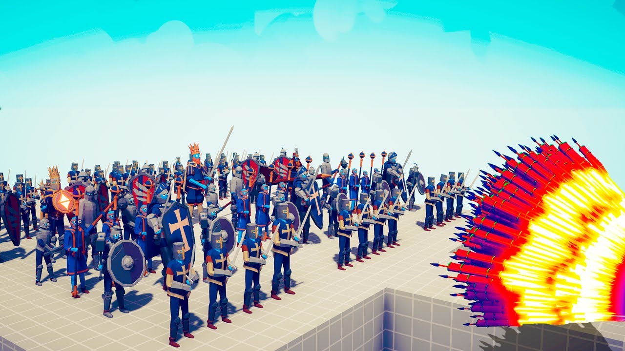 MEGA MEDIEVAL TEAM vs EVERY GOD - Totally Accurate Battle Simulator | TABS - YouTube