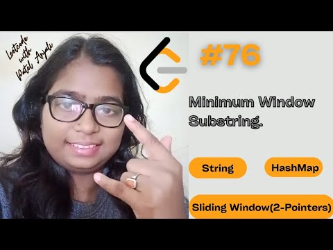 leetcode#76: Minimum Window Substring. - YouTube