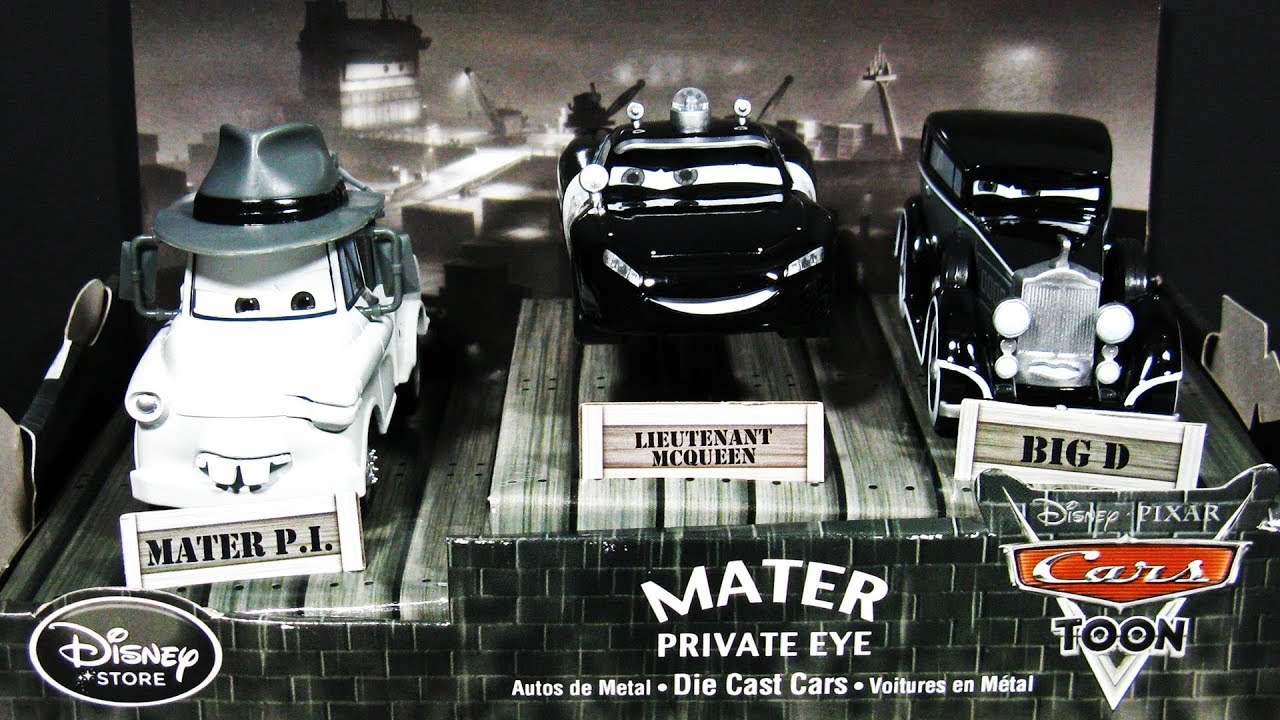 Cars Toon PRIVATE EYE MATER Big D and Lieutenant Lightning McQueen ...