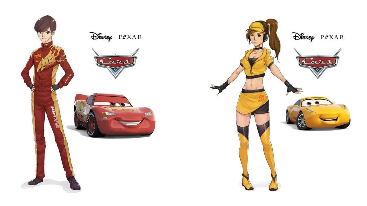 Cars Character As Human Version 2 | SOLAR GALAXY - YouTube