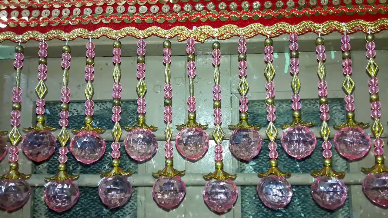 Toran Design #4 || Crystal Beaded Toran || Door Toran - YouTube