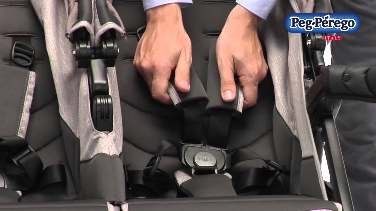Peg Perego Book for Two Compact Double Stroller - YouTube