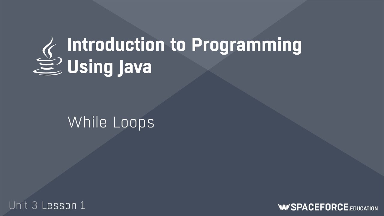 Introduction to Programming Using Java: While Loops - YouTube