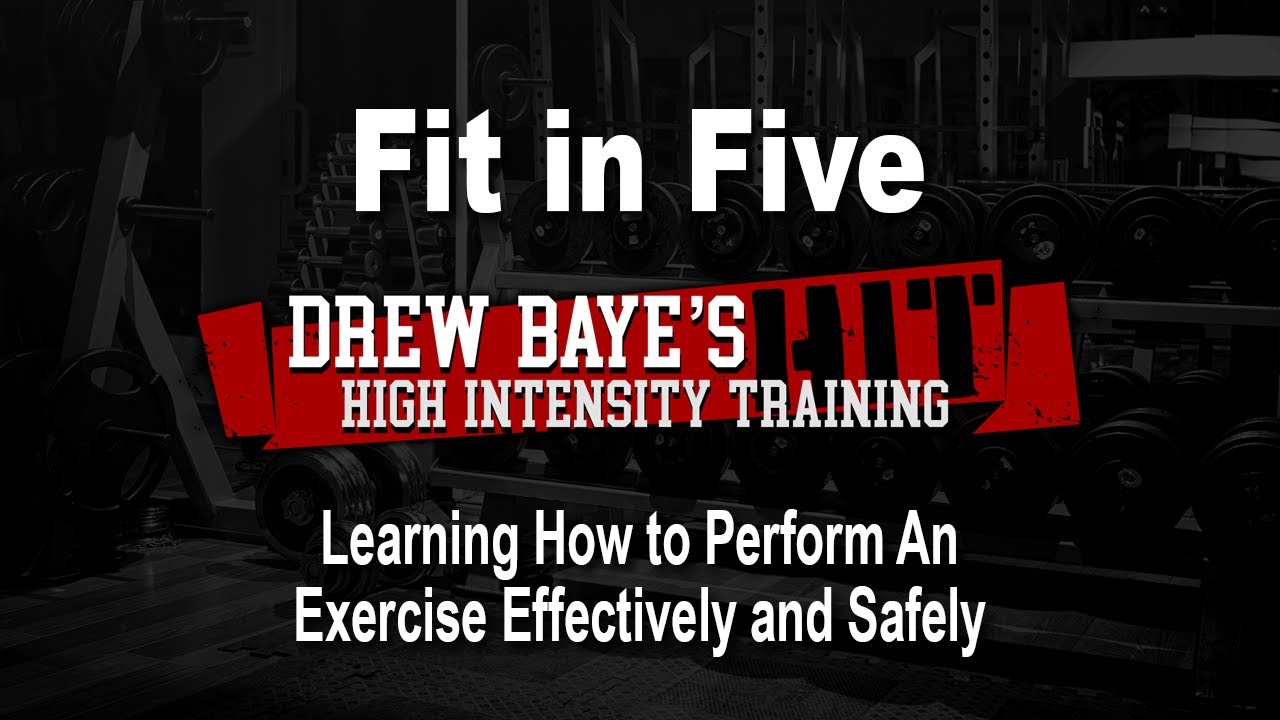 Fit in Five: Learning How to Perform An Exercise Effectively and Safely ...