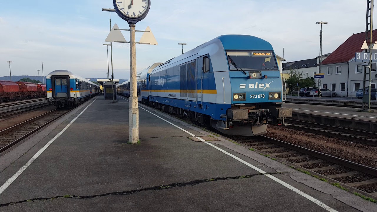 BR 223 070 (Länderbahn, ER20) ALX84107 Hof-München - Schwandorf - YouTube
