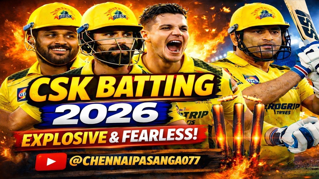 IPL 2026 – CSK Batting Analysis - YouTube